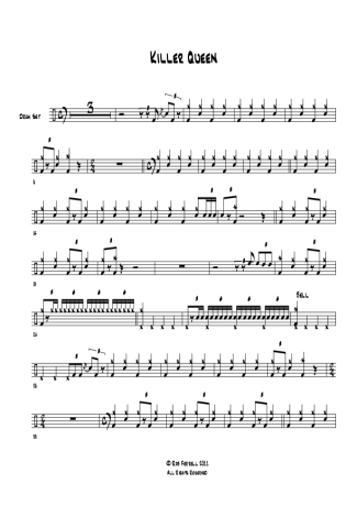 Coldplay - Fix You - Sheet Music For Drums